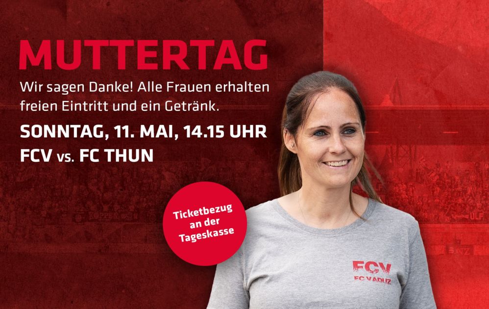 Der FCV feiert Muttertag :: FC Vaduz
